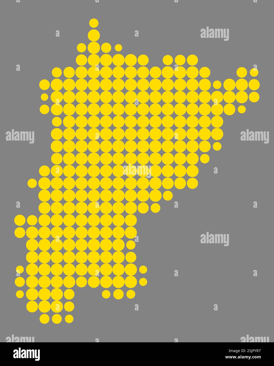 Map of Uri Stock Photo - Alamy