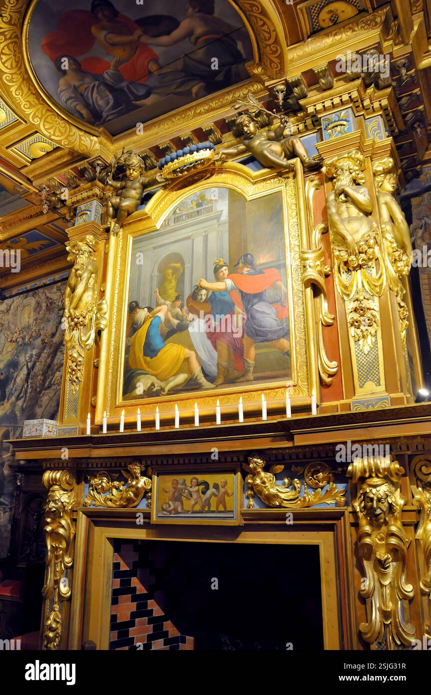 interior, Château de Cheverny, Cheverny, France, Europe Stock Photo - Alamy