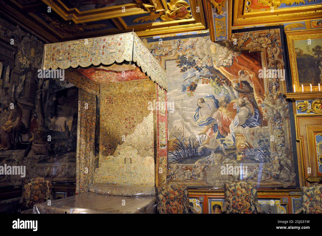 interior, Château de Cheverny, Cheverny, France, Europe Stock Photo - Alamy