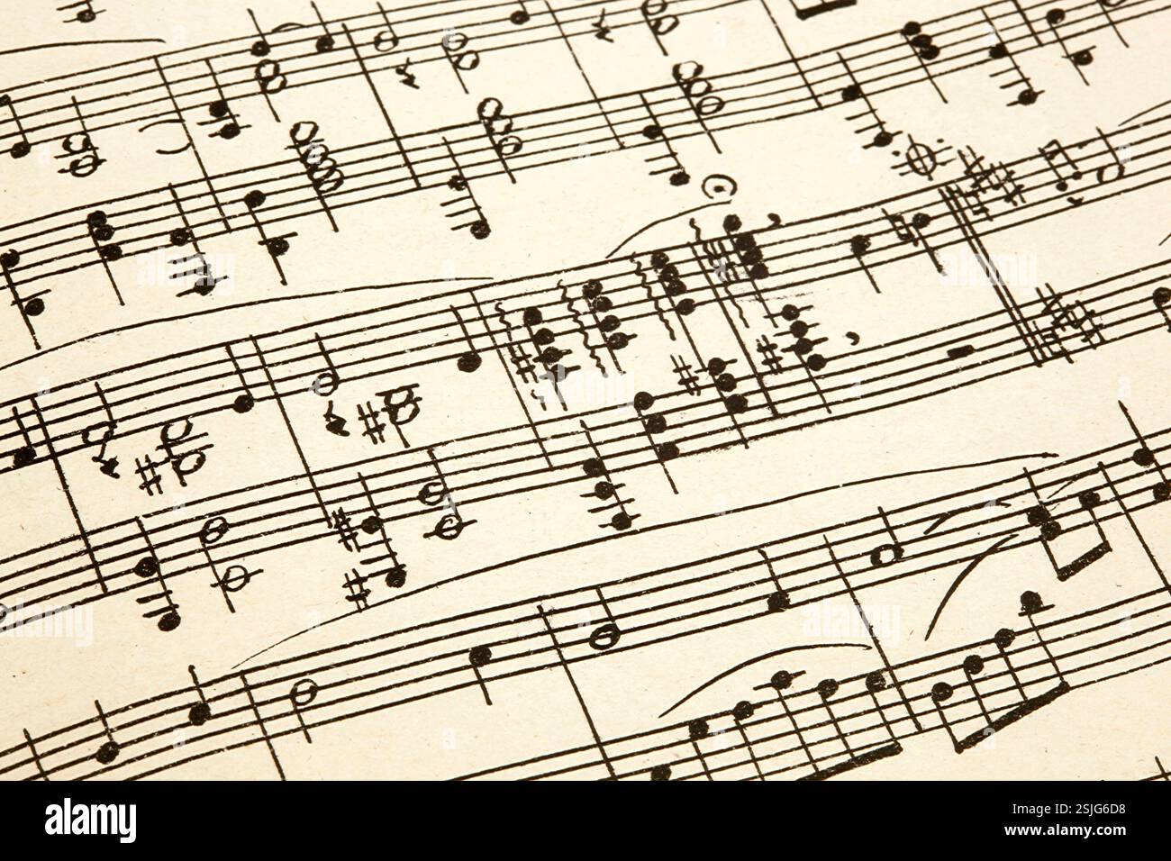 Piano sheet music paper hi-res stock photography and images - Alamy