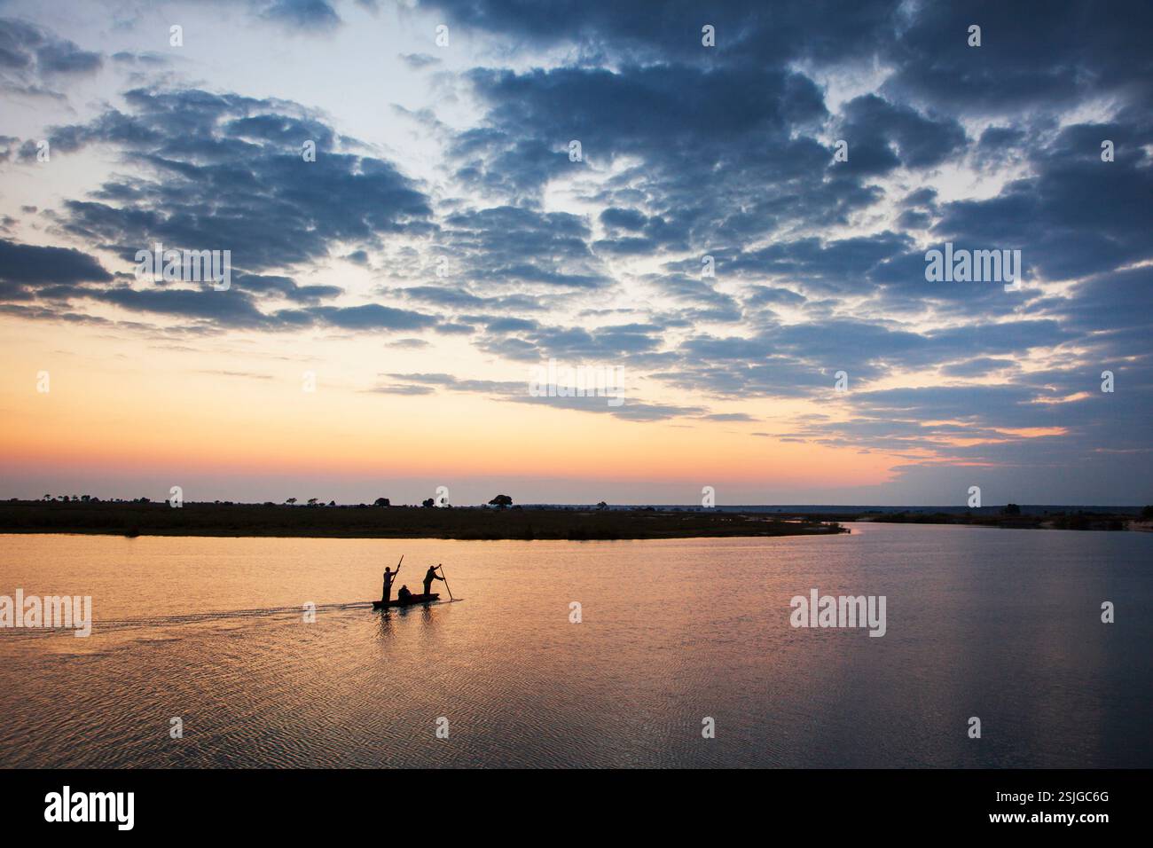 Beauty in nature, bush, Caprivi Strip, Chobe River, Mokoro, fishermen ...