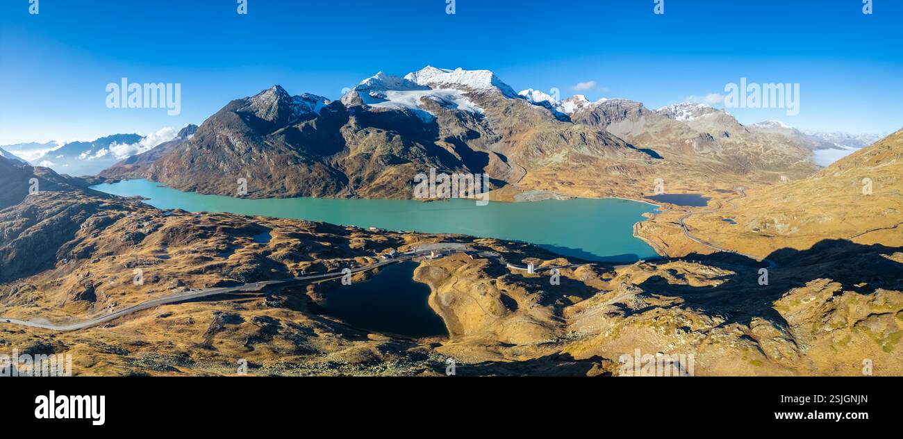 Aerial view of the lago bianco hi-res stock photography and images - Alamy