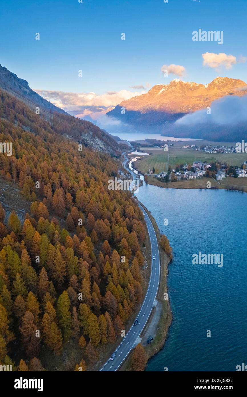 Scenic aerial coastal road in hi-res stock photography and images - Alamy
