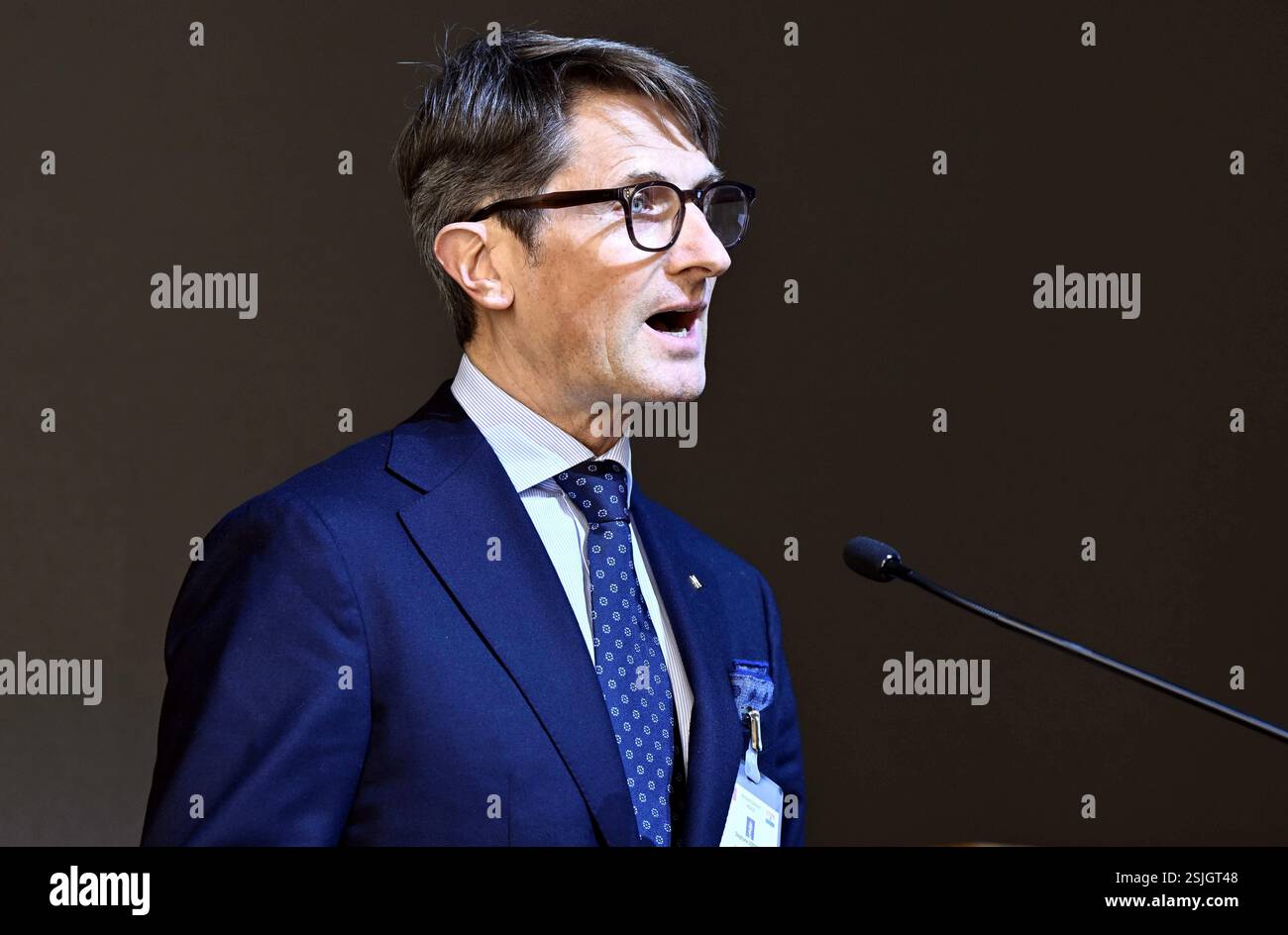 BNP Parisbas Fortis' Head of Corporate Banking Stephane Vermeire ...