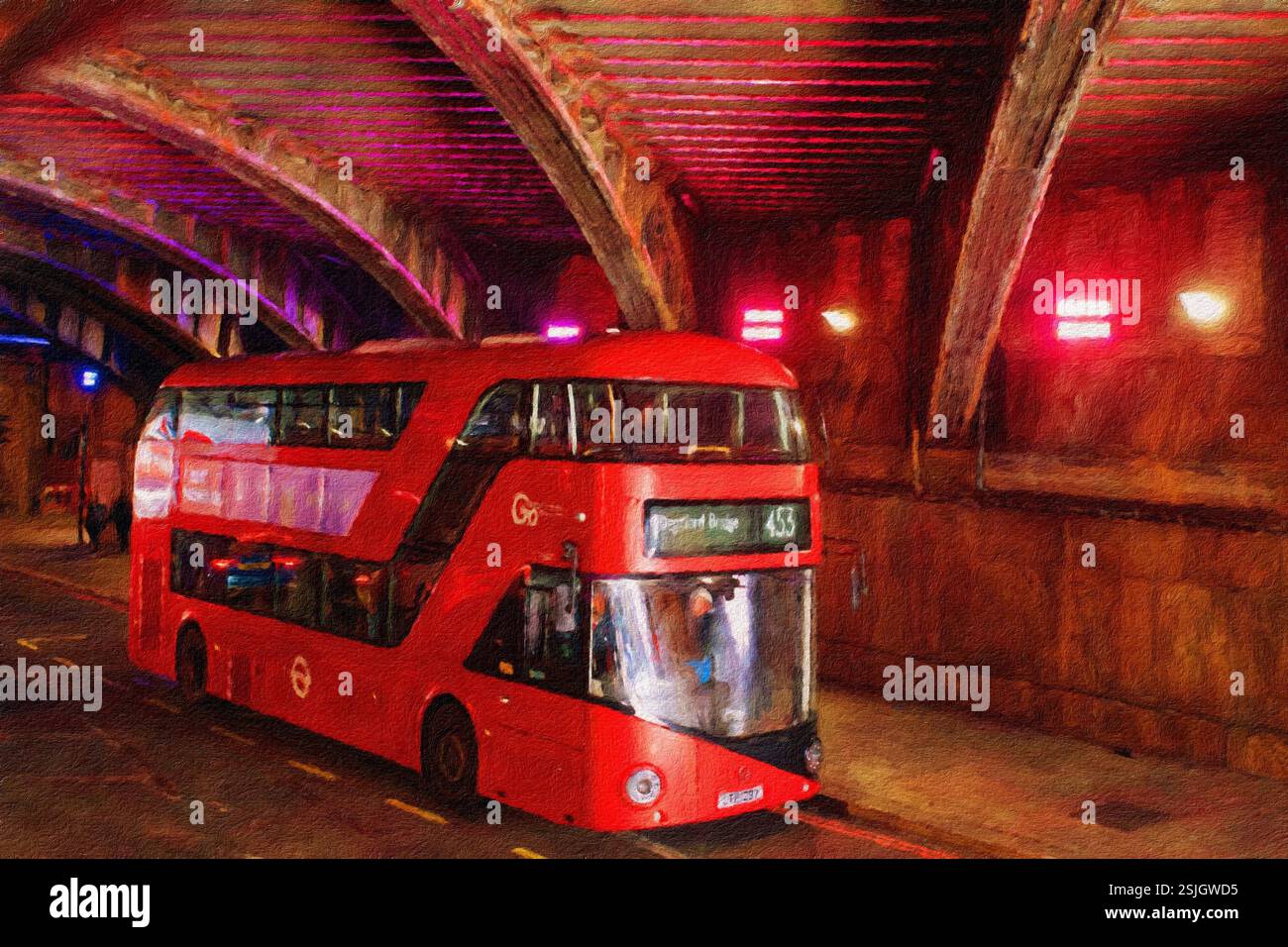 Go-Ahead London, New Routemaster bus, London, England Stock Photo - Alamy