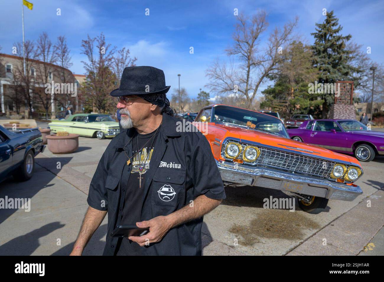 Angelo Medina of Chimayo who along with his wife Vicki brought their ...