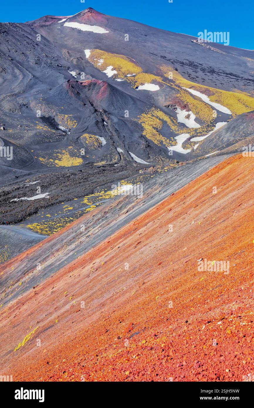 Volcanic landscape, Valle del Bove, Etna, Sicily, Italy Stock Photo - Alamy
