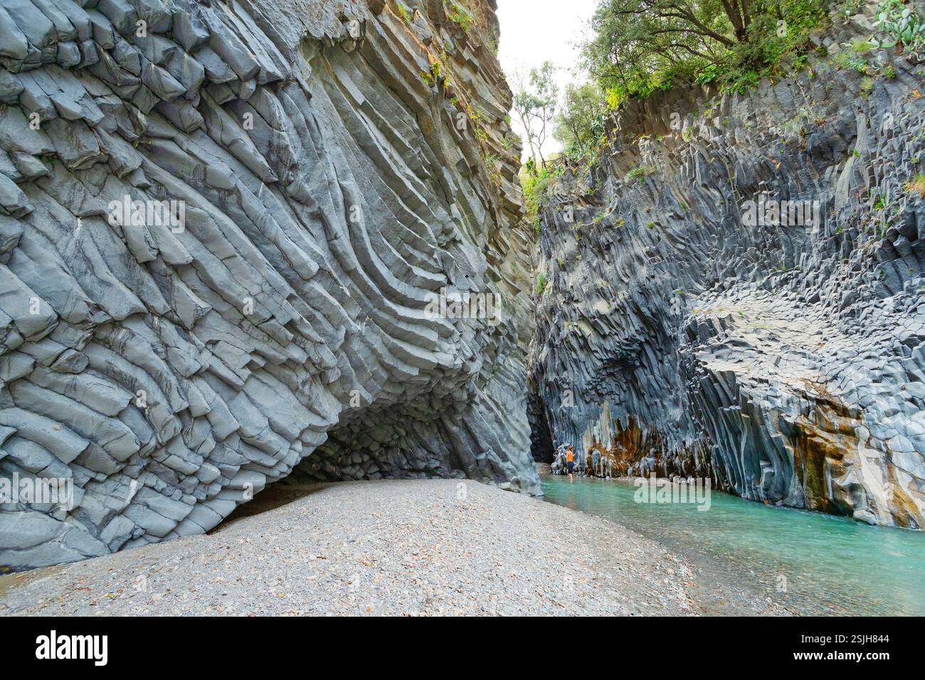 Alcantara gorge, Castiglione di Sicilia, Sicily, Italy Stock Photo - Alamy