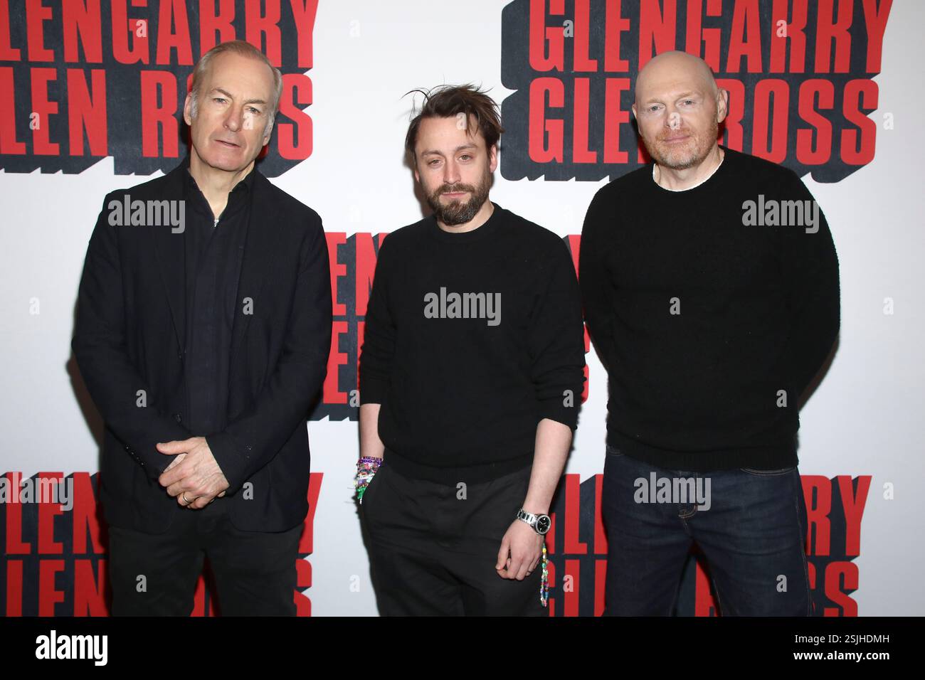 Actors Bob Odenkirk, from left, Kieran Culkin and Bill Burr attend ...