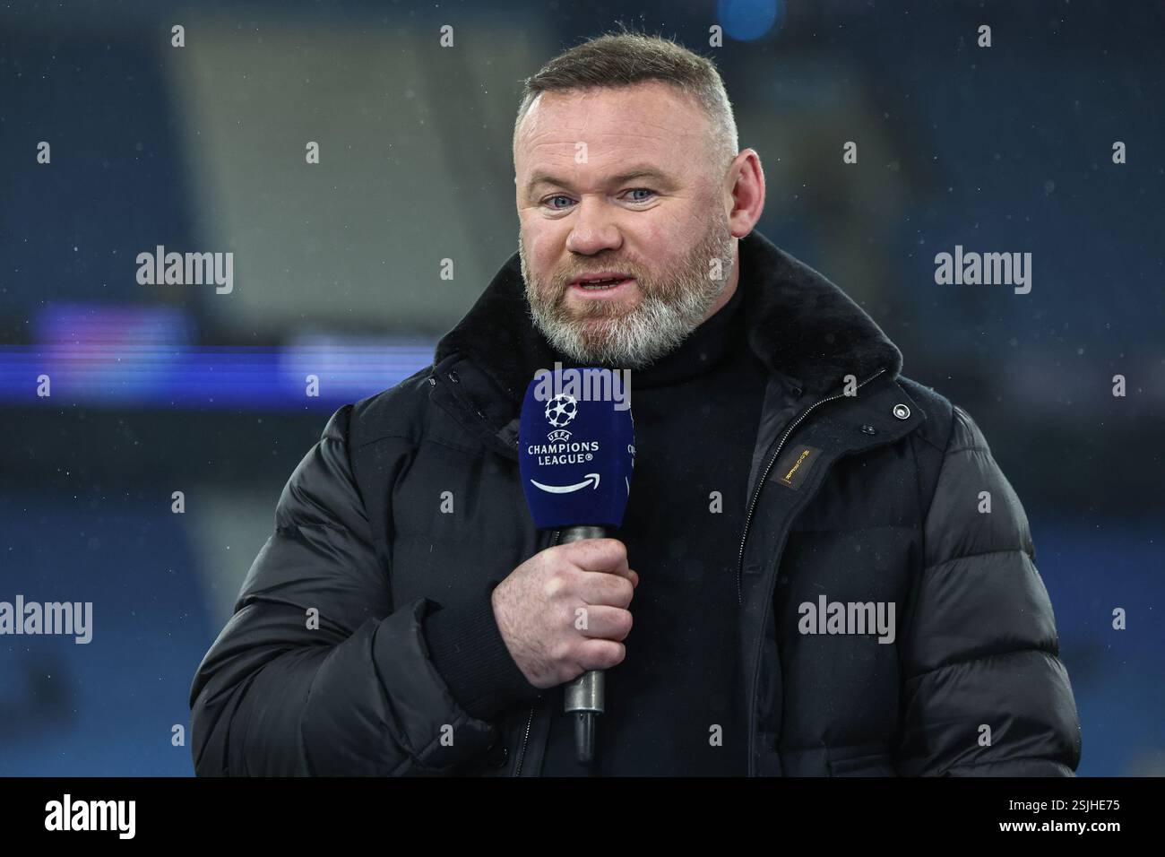 Wayne Rooney during the UEFA Champions League Knockout Round Play-off ...