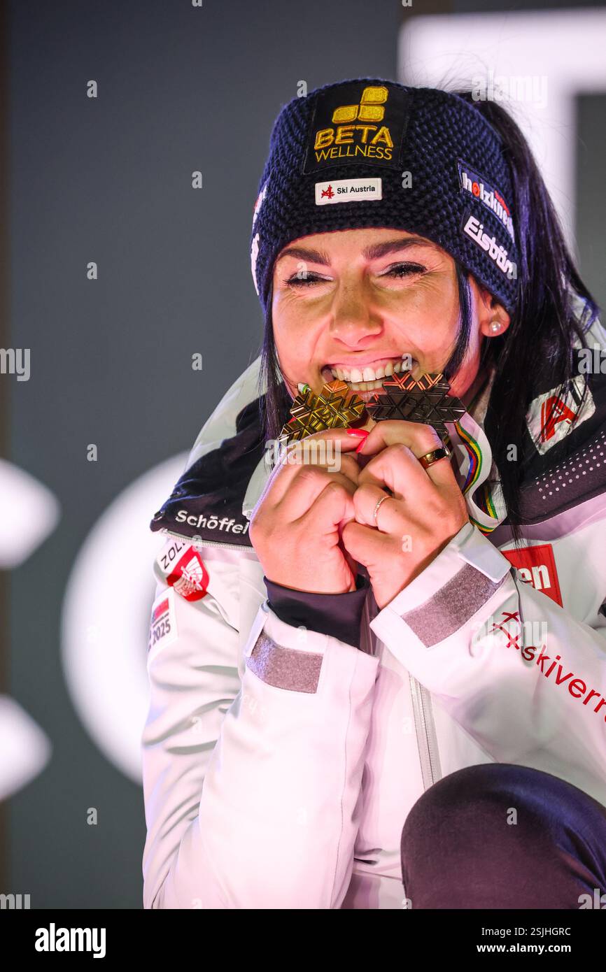 FIS Alpine World Ski Championships Saalbach 2025 Women's Team Combined ...