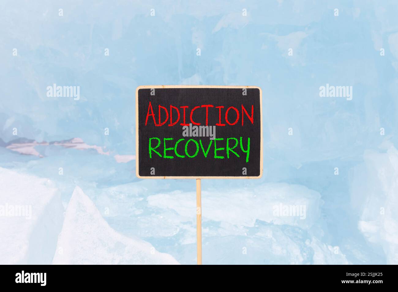 Addiction recovery symbol. Concept words Addiction recovery on ...