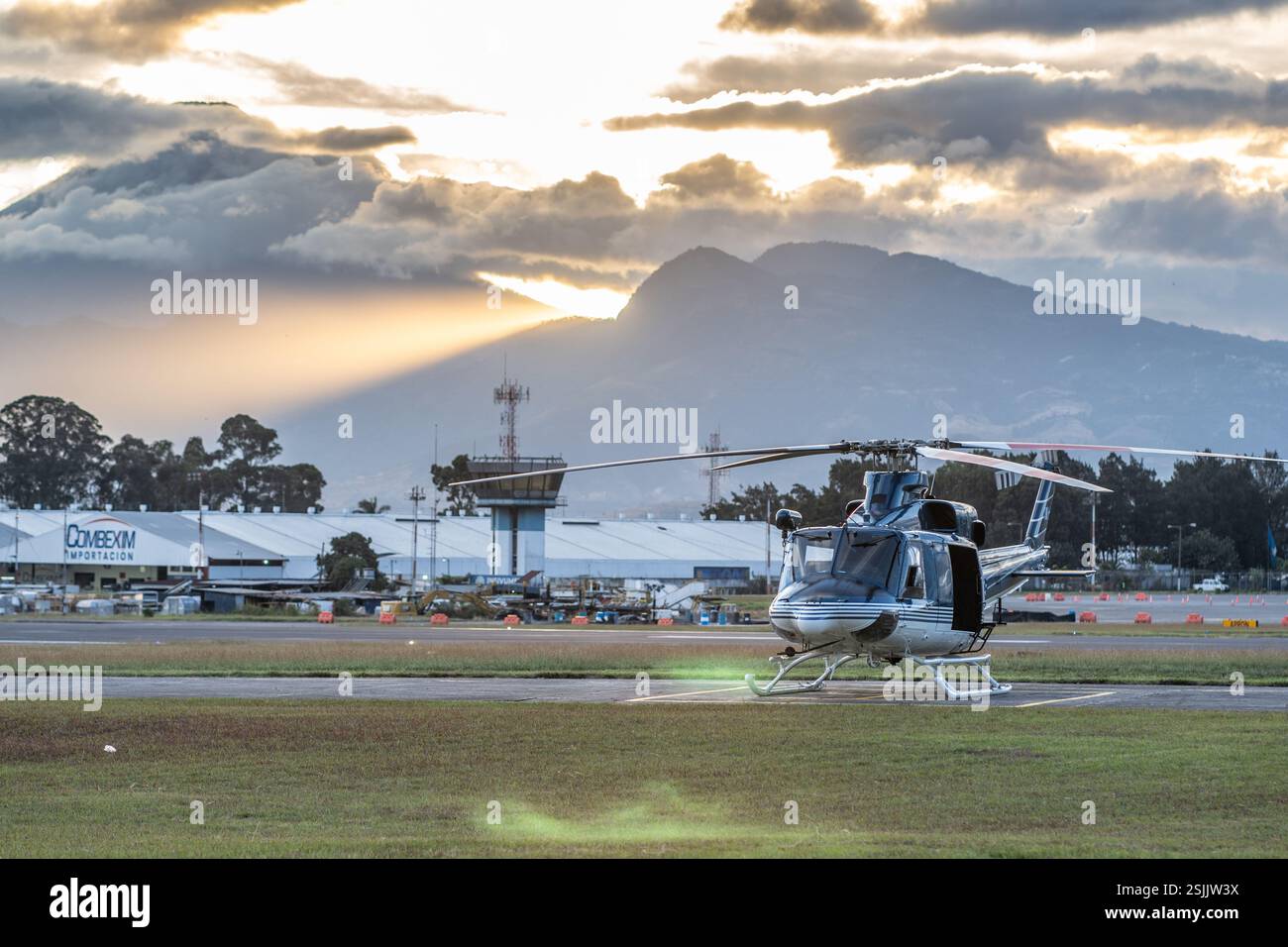 Bell 412 epx at Air Show in Guatemala City Stock Photo - Alamy