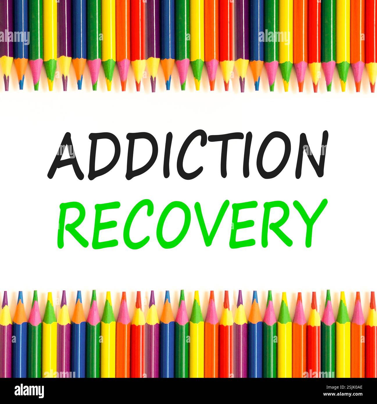 Addiction recovery symbol. Concept words Addiction recovery on ...