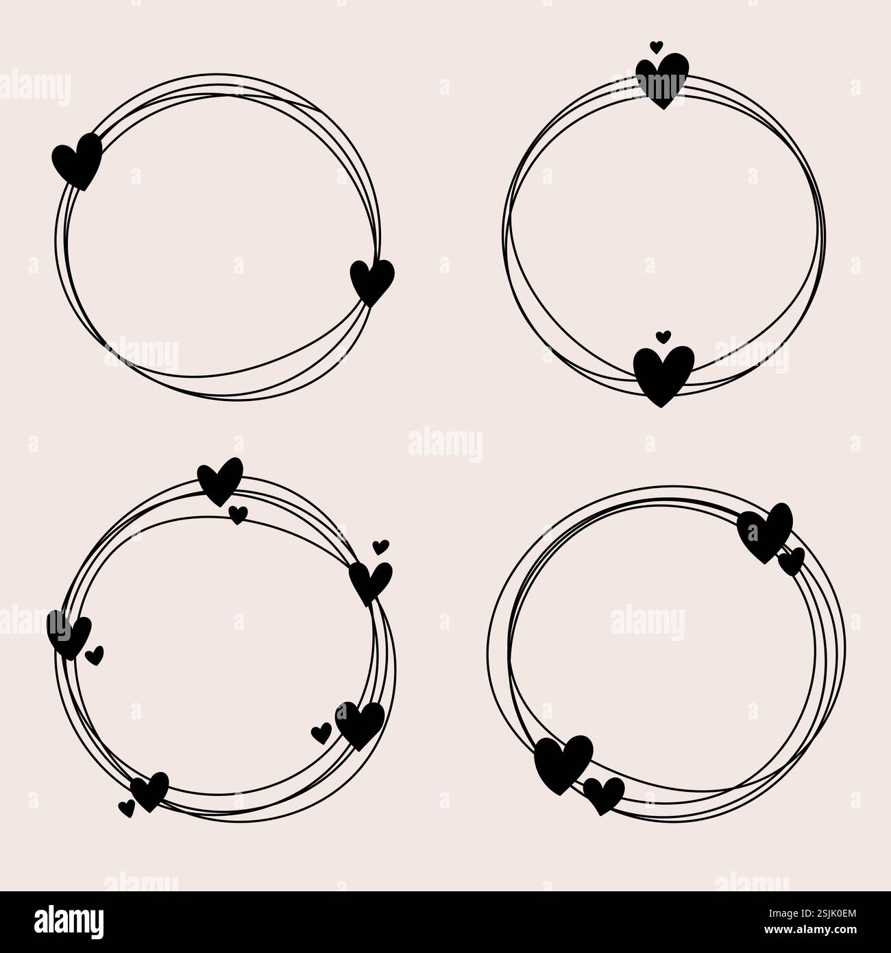 Circle window frame layout Stock Vector Images - Alamy