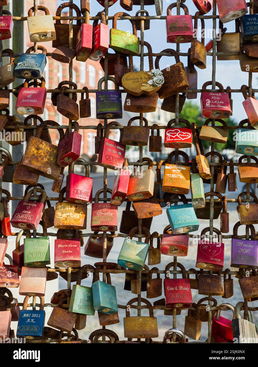 Castles at the Husum harbor viewing platform, Husum, Schleswig Holstein ...