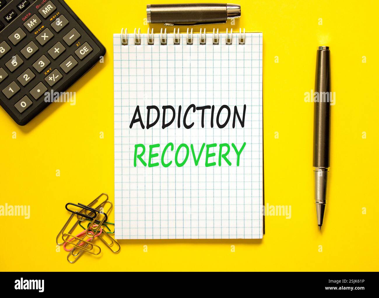 Addiction recovery symbol. Concept words Addiction recovery on ...