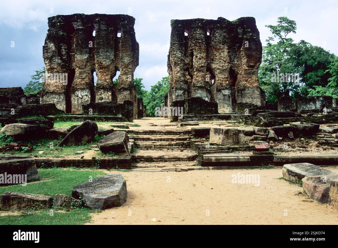 Ruins of Parakramabahu's Palace at the Ancient City of Polonnaruwa in ...
