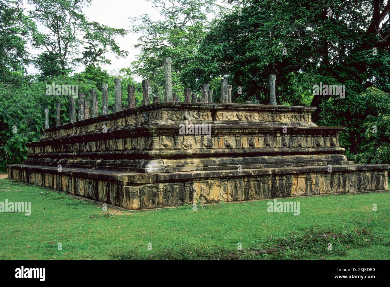 Parakramabahu's Council Chamber at the Ancient City of Polonnaruwa in ...