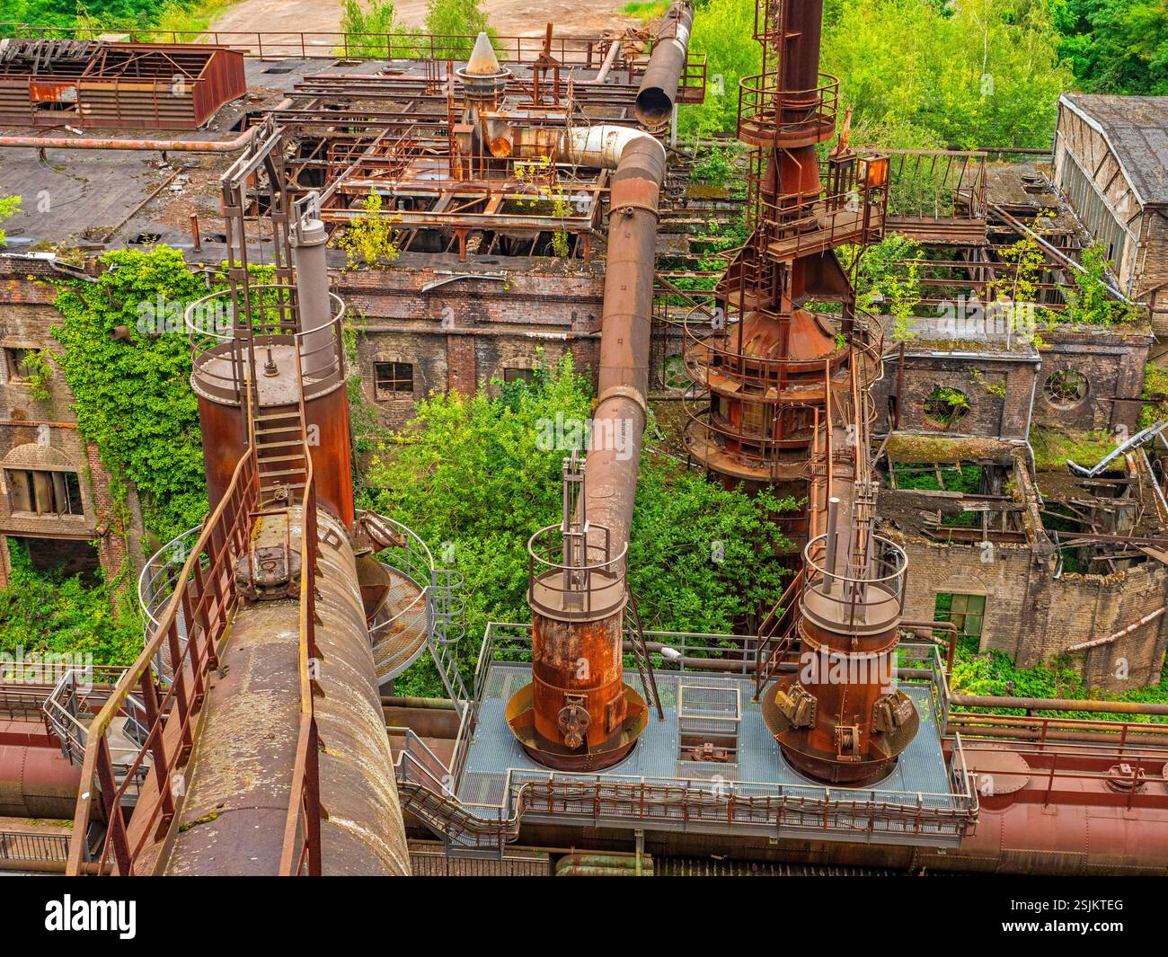 World Cultural Heritage Site Völklingen Ironworks, Völklingen, Saar ...