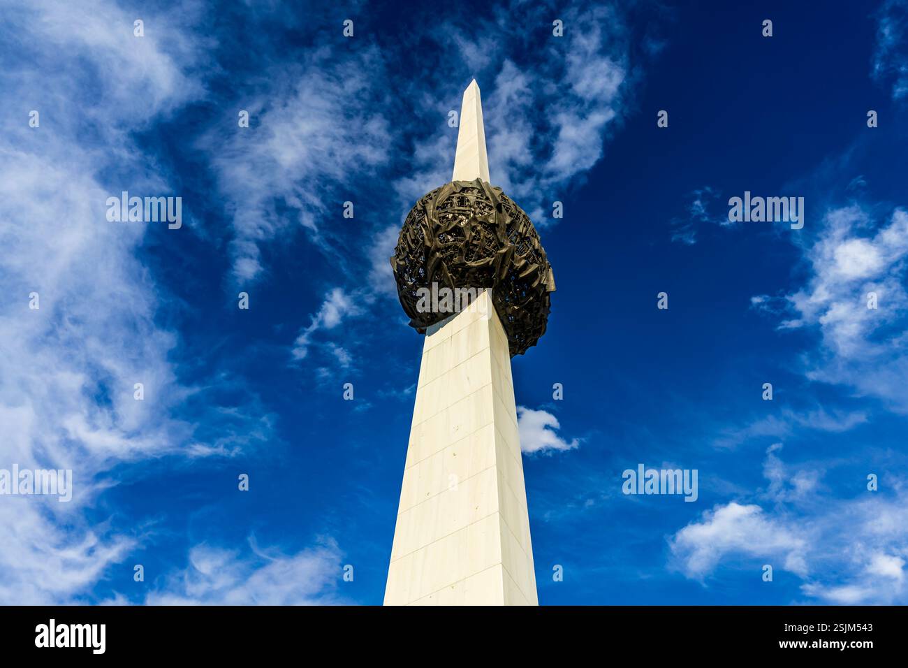 Memorial of Rebirth located in downtown Bucharest, Romania Stock Photo ...