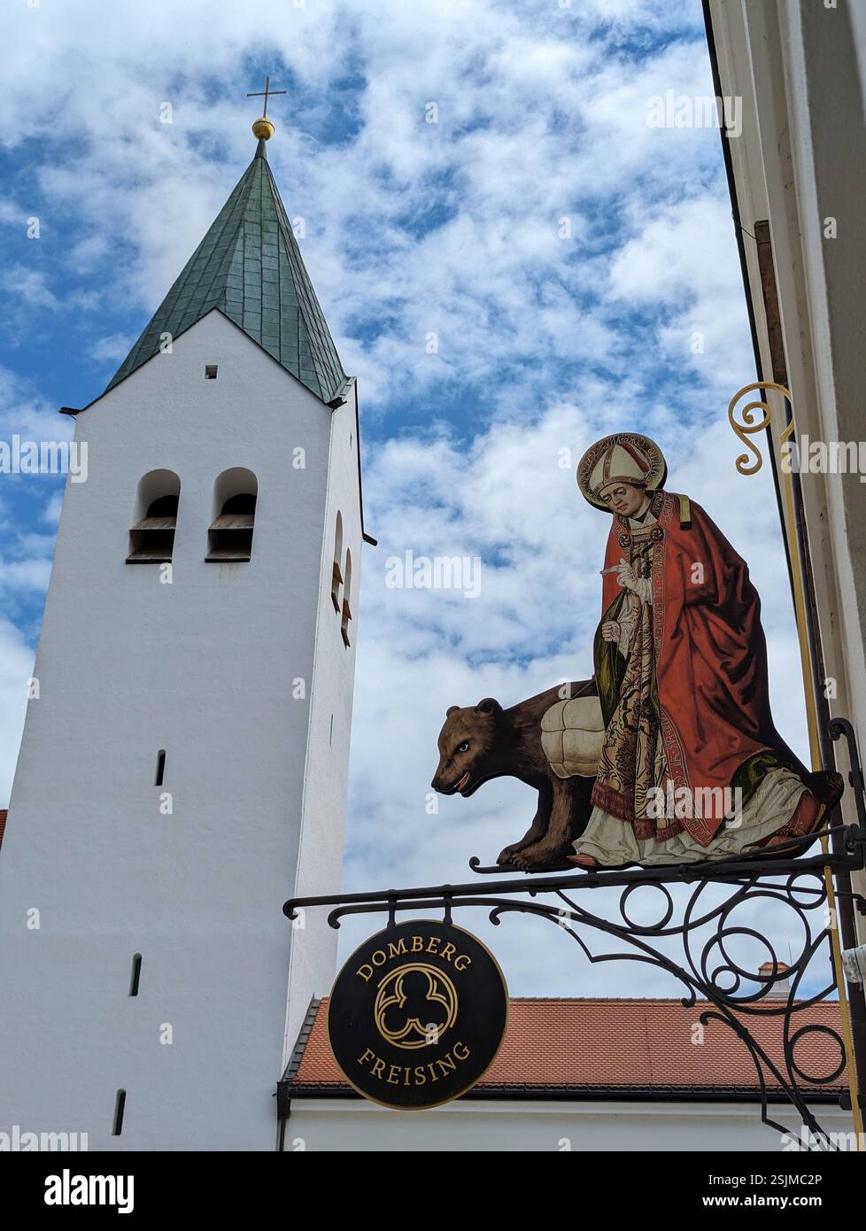 Cathedral Saint Mary and Saint Korbinian in Freising, Germany Stock ...