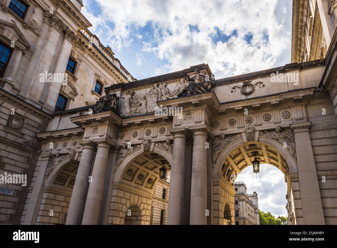 Ornate Historic Stone Archway with Intricate Details in London, United ...