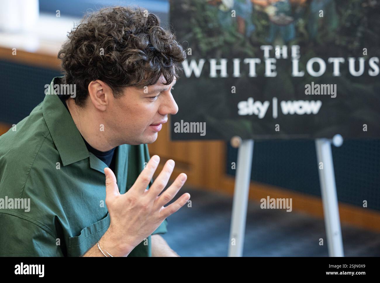 Berlin, Germany. 11th Feb, 2025. The White Lotus" actor Christian ...