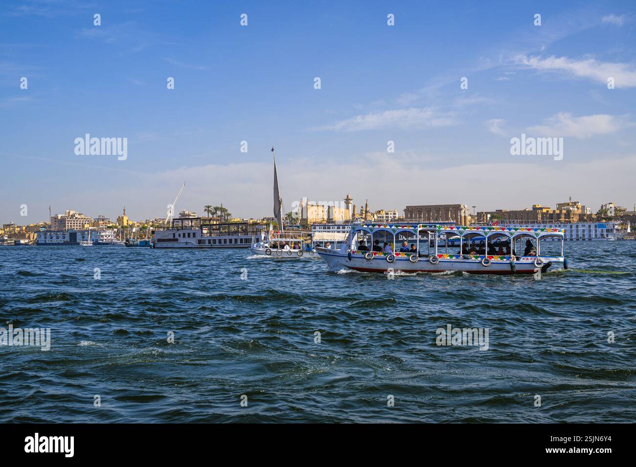 Nile River, Luxor, Egypt Stock Photo - Alamy