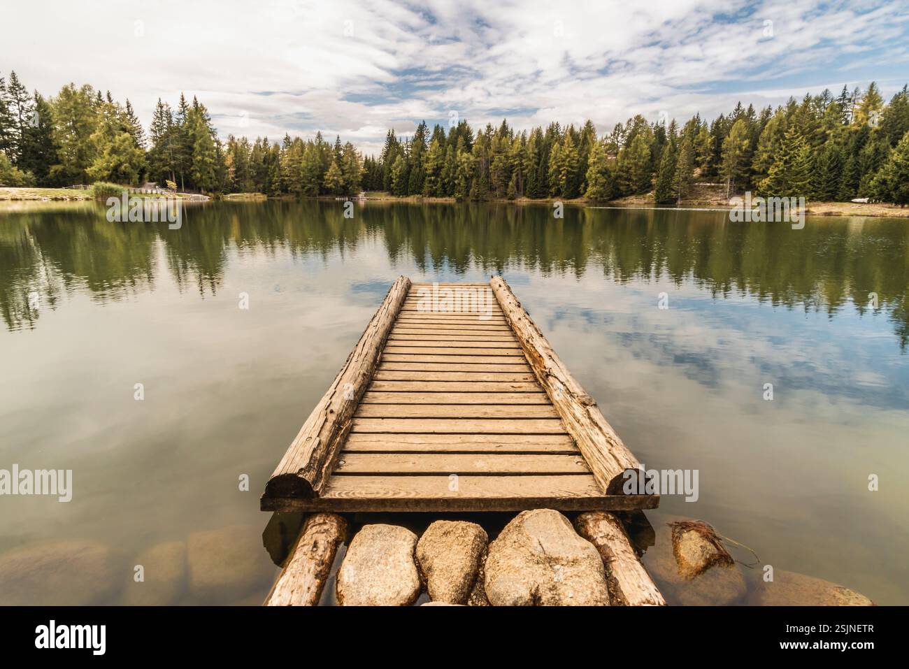 Reflections on alpine mountain hi-res stock photography and images - Alamy