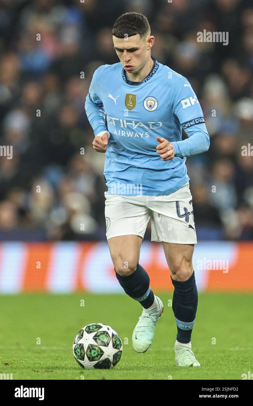 Phil Foden of Manchester City during the UEFA Champions League Knockout ...