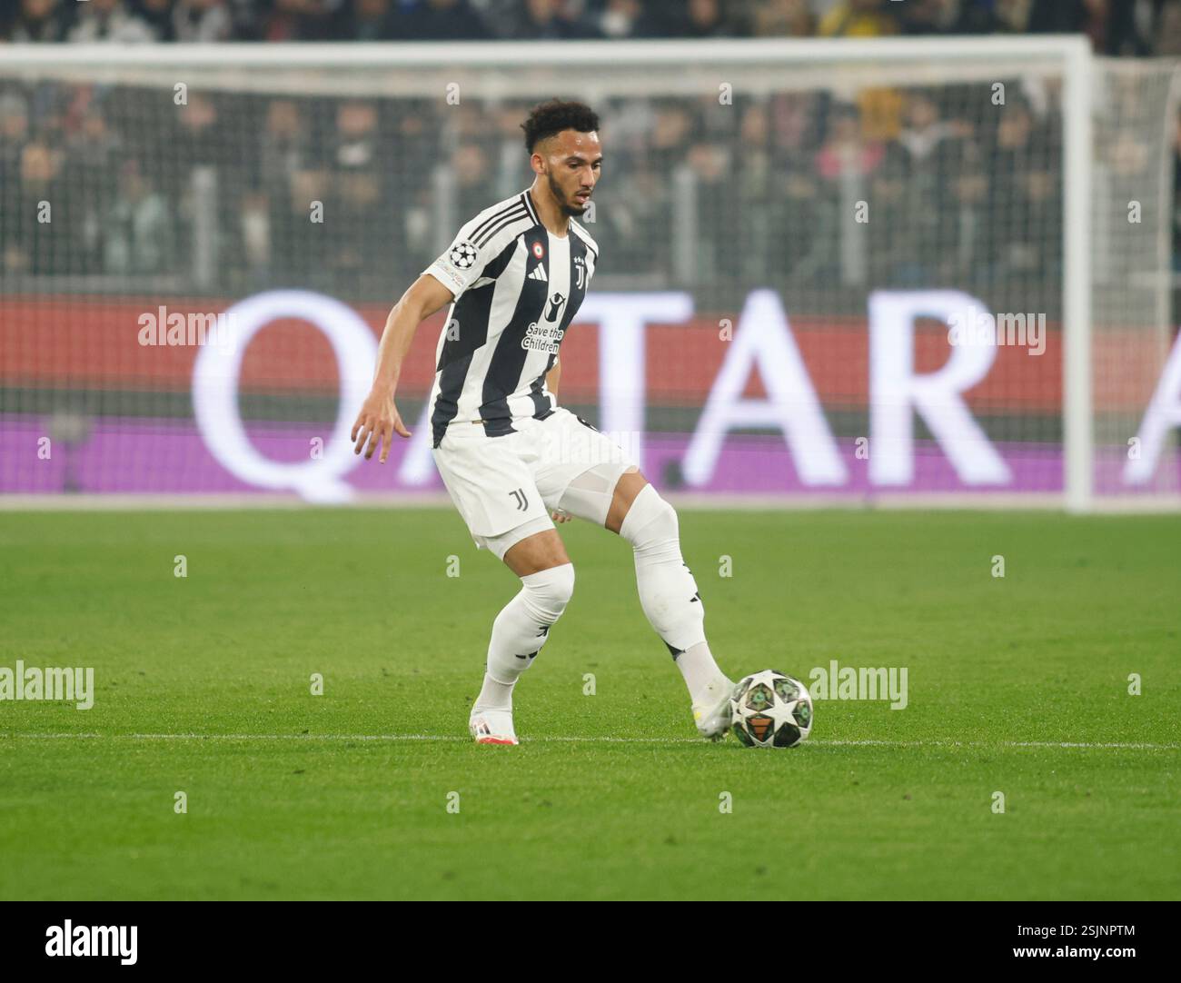 Lloyd Kelly of Juventus FC during the Uefa Champions League first leg ...
