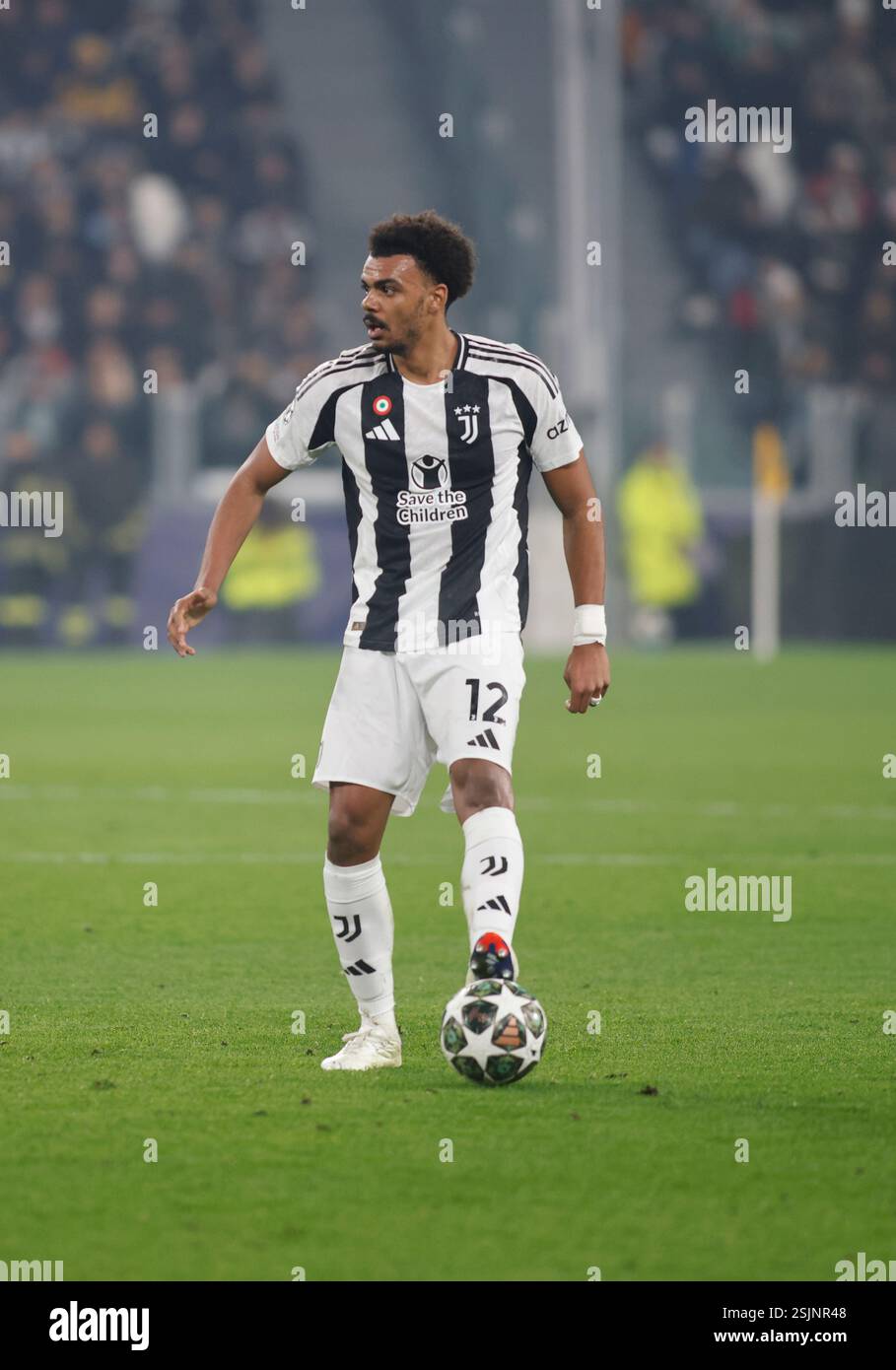 Turin, Italy. 11th Feb, 2025. Renato Veiga of Juventus FC during the ...