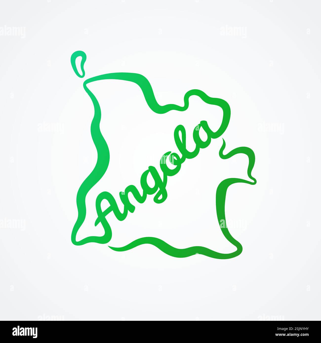 Map of angola hi-res stock photography and images - Alamy