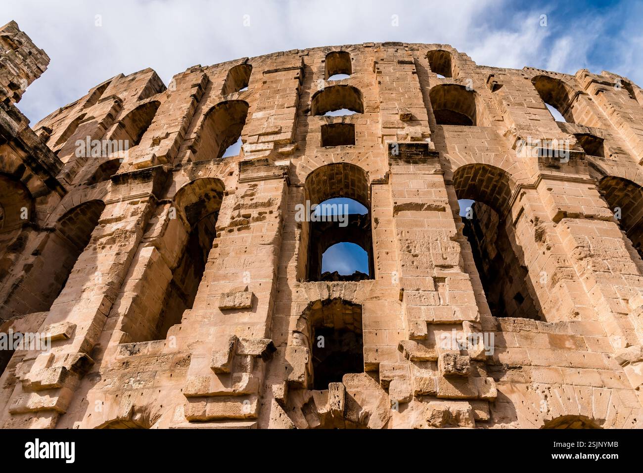 Ancient and amazing ruins of El jem Tunisia Stock Photo - Alamy
