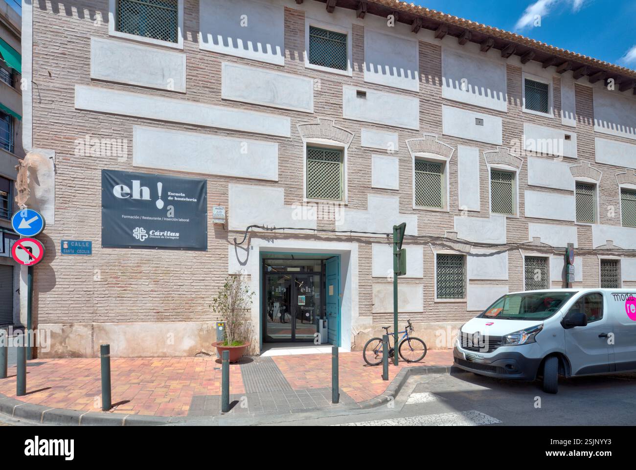 Hotel school, Caritas, house facade, old town, architecture, city tour ...