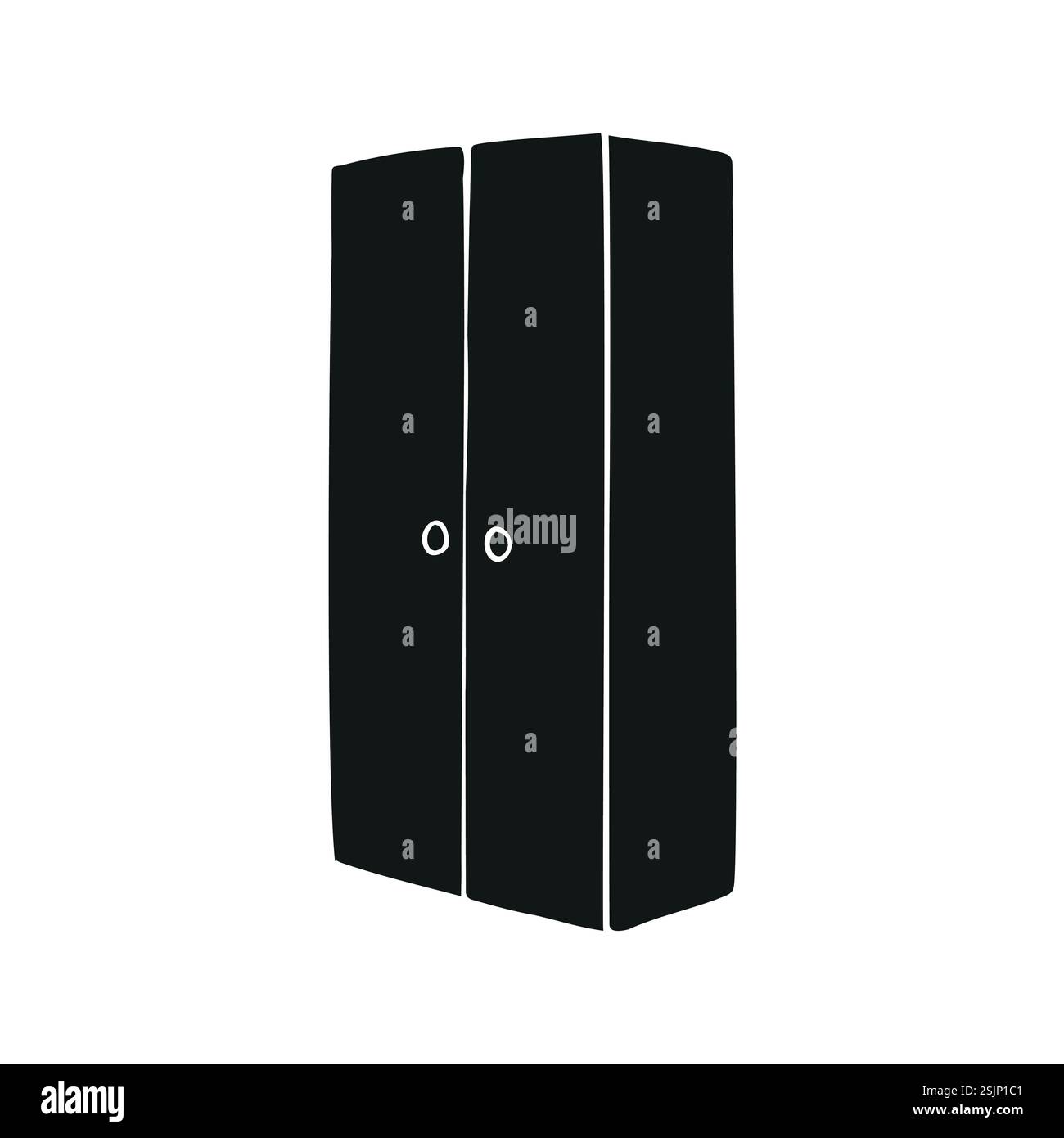 Vector hand drawn sketch doodle closet isolated on white background ...