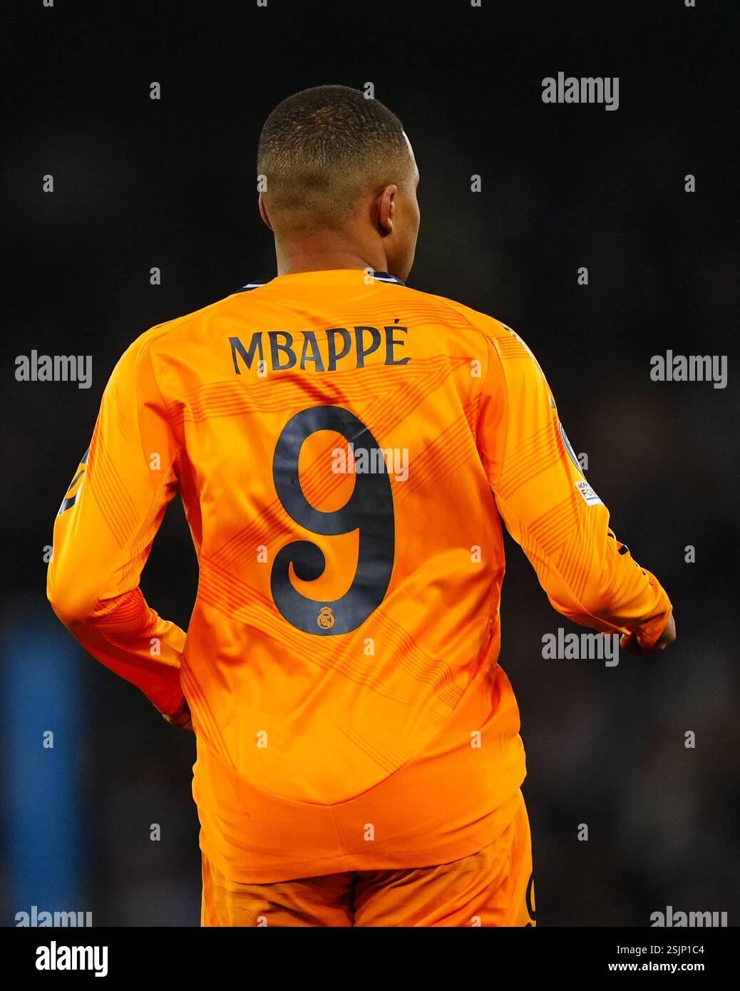 Real Madrid's Kylian Mbappe during the UEFA Champions League Knockout ...