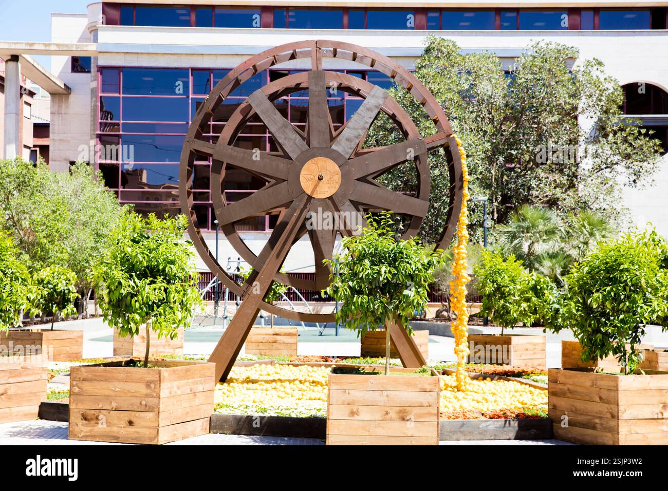 Plaza de Europa, square, house facade, old town, architecture, city ...