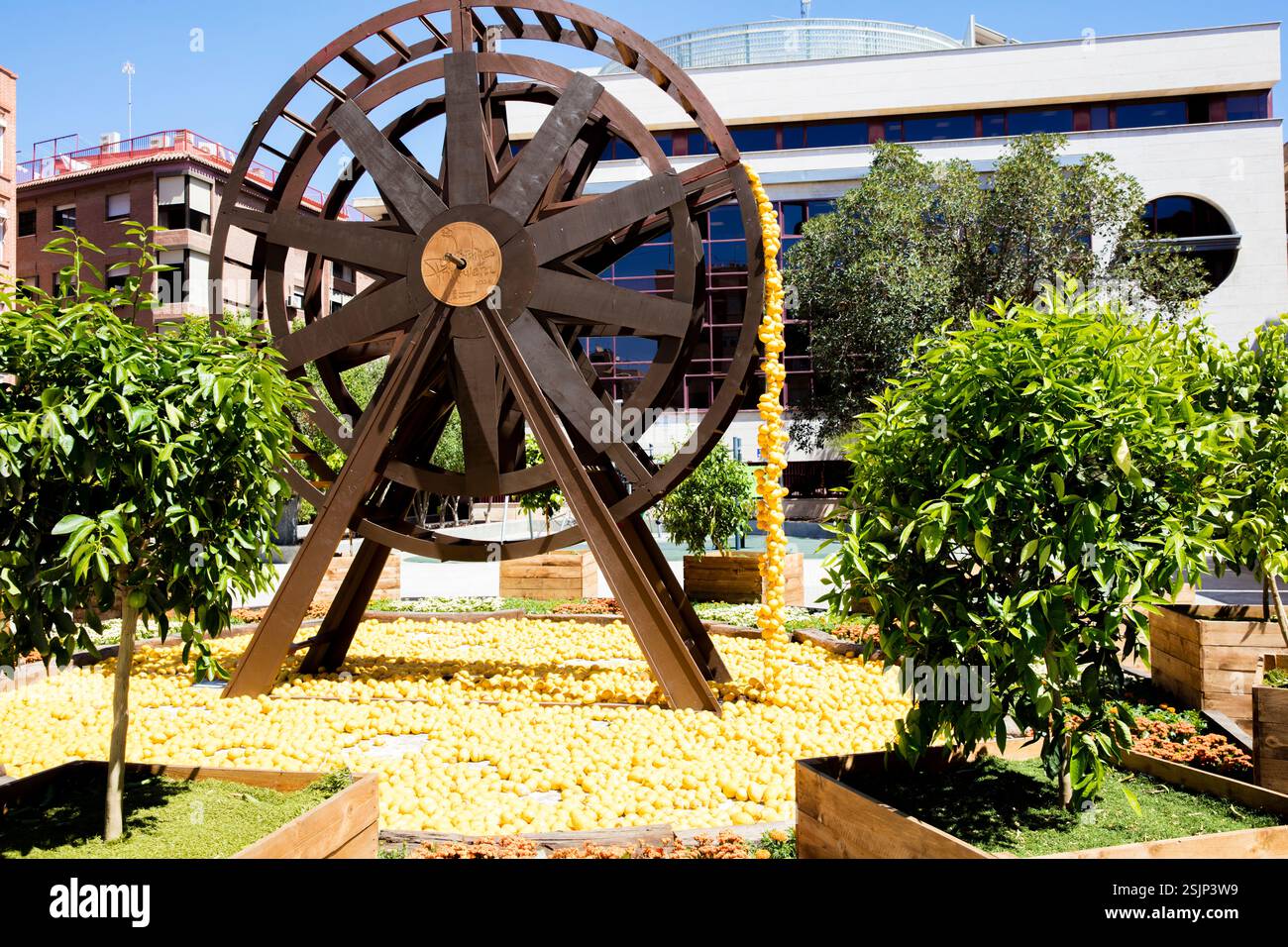 Plaza de Europa, square, house facade, old town, architecture, city ...