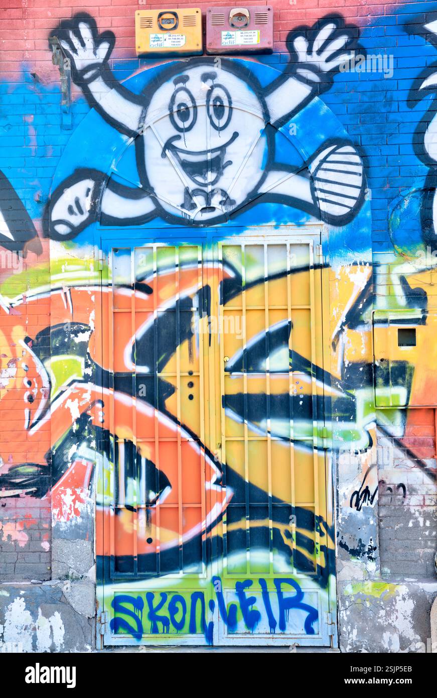 Estacion Riquelme-Sucina, graffiti art, lost place, old train station ...