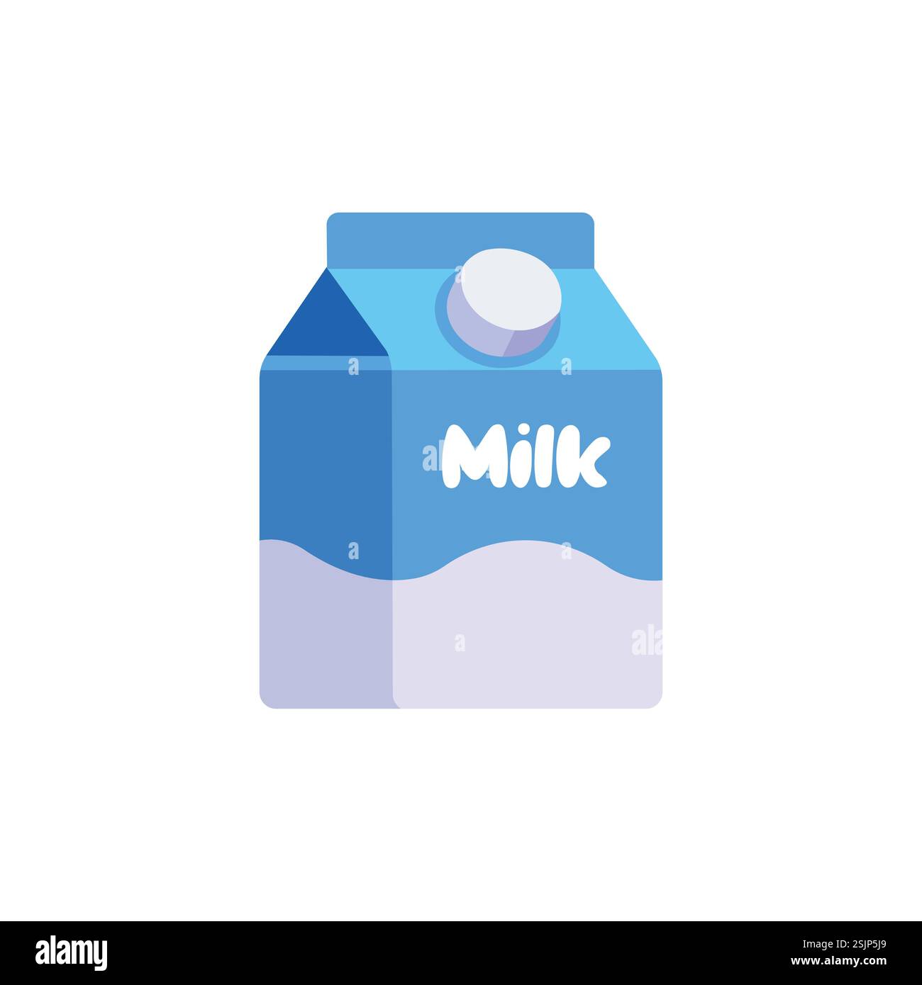 Milk box healthy breakfast Stock Vector Images - Alamy