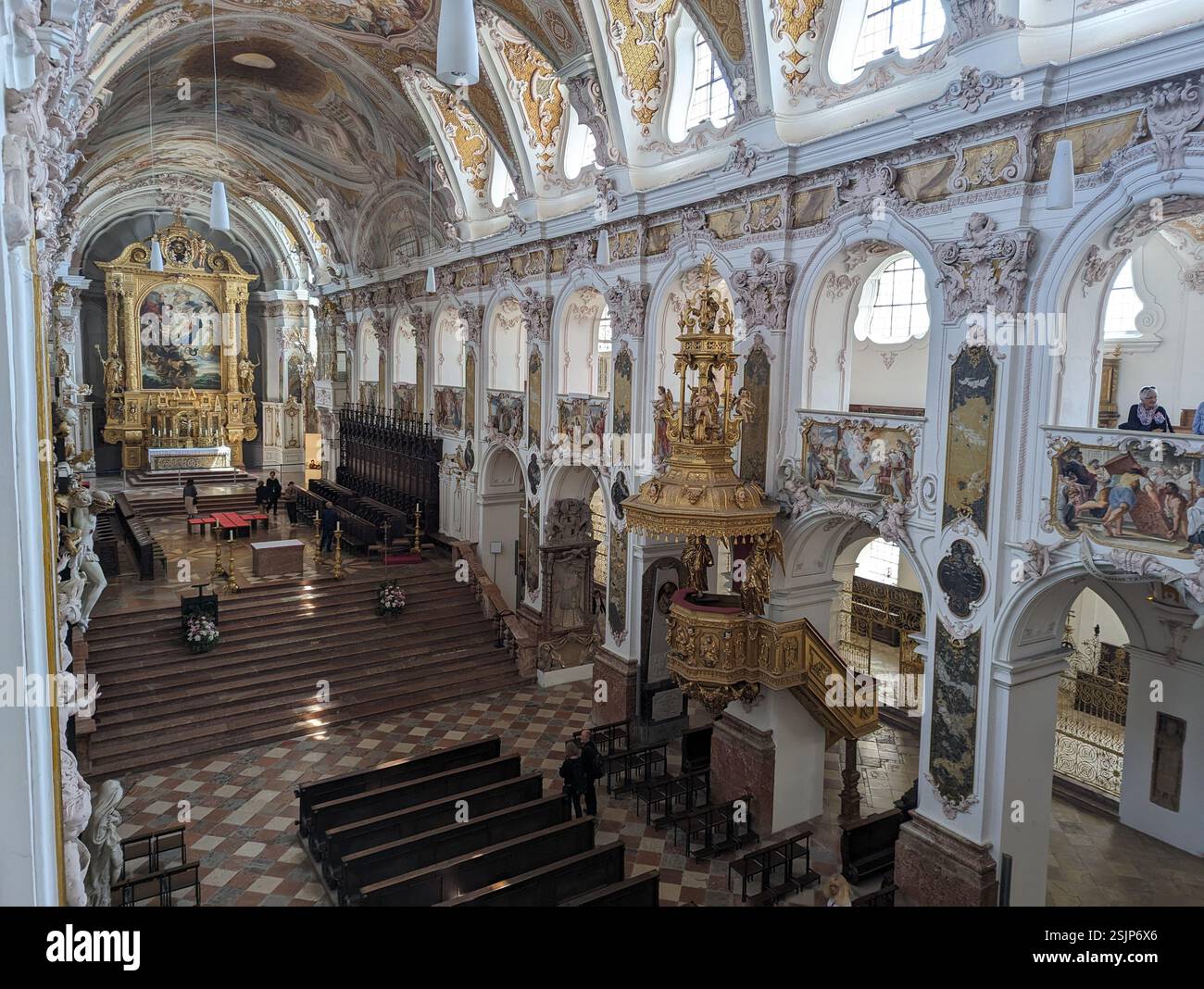 Freising, Germany - June 16, 2024 - Inside the Freising cathedral St ...