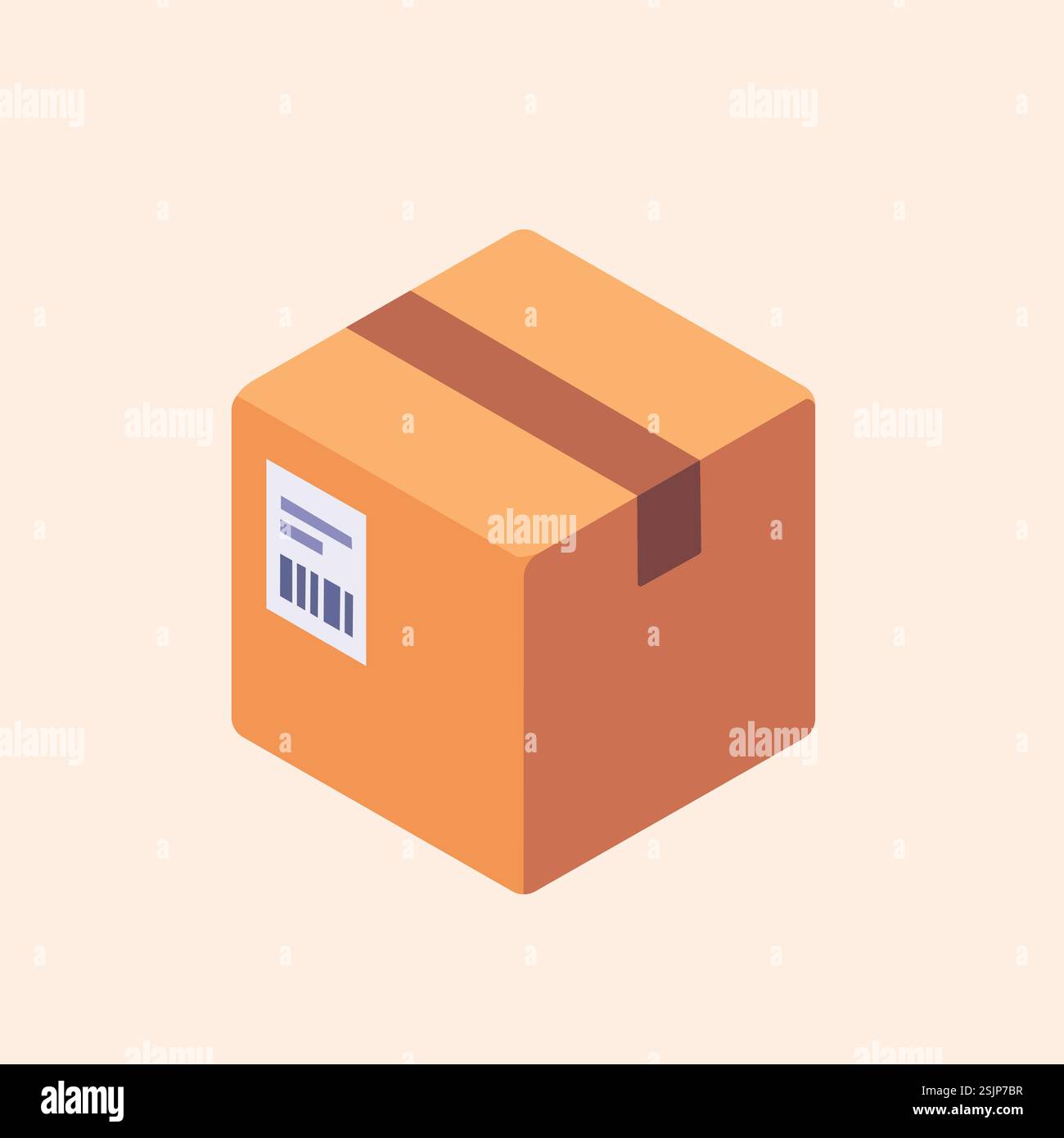 3d box package floating in the air Stock Vector Image & Art - Alamy