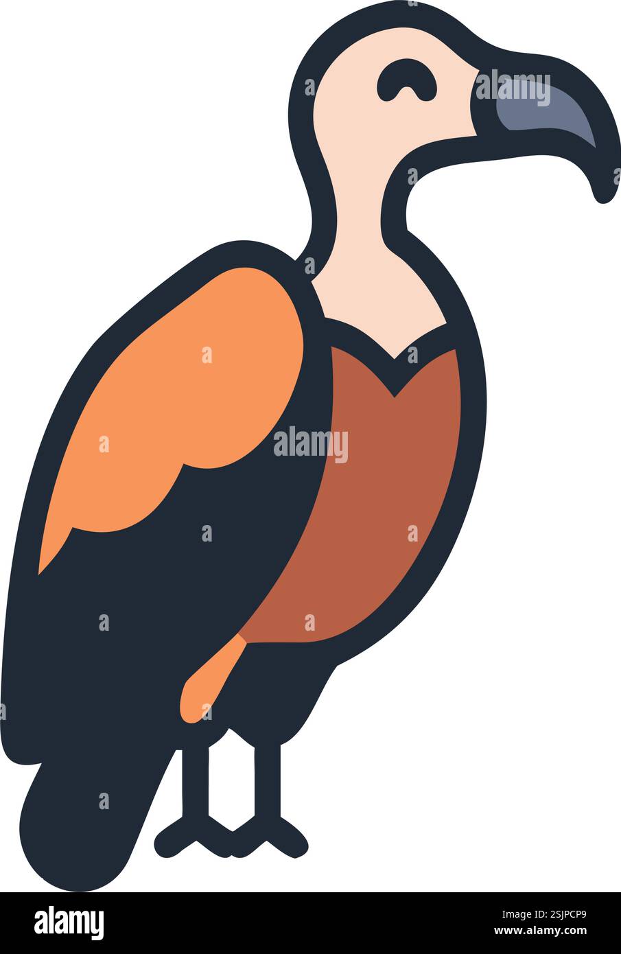 Desert wildlife vulture icon illustration Stock Vector Image & Art - Alamy