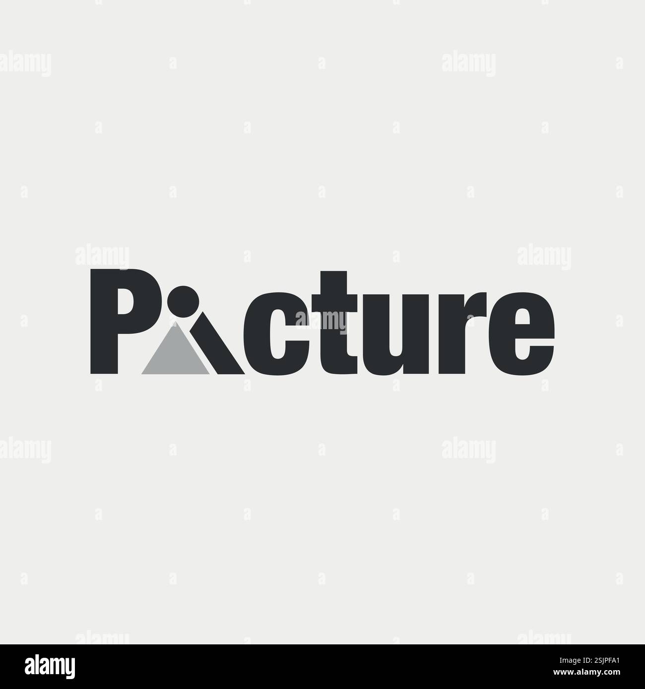 Vector picture text logo design Stock Vector Image & Art - Alamy