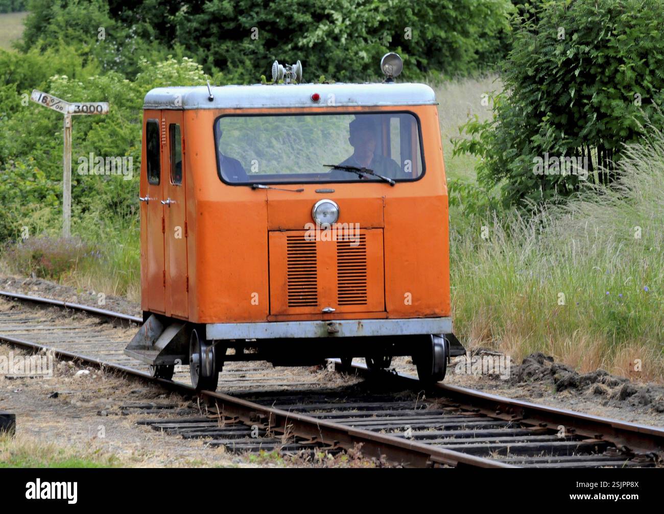 Dressin, transport vehicle for railway staff on the museum railway ...