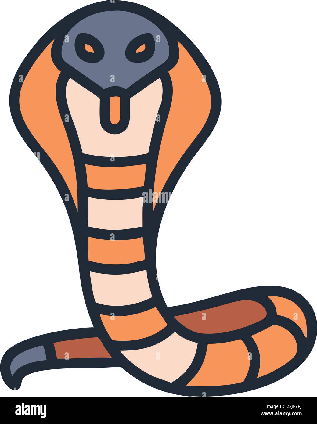 Desert wildlife cobra icon illustration Stock Vector Image & Art - Alamy