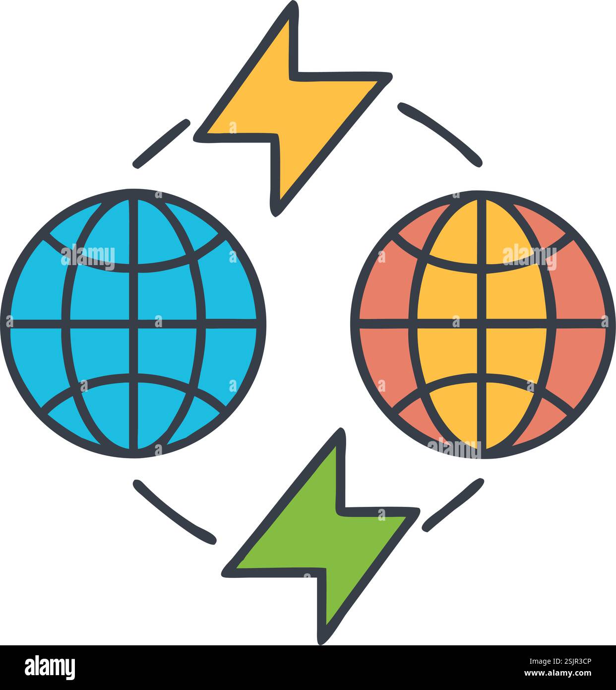 Biology global connection icon Stock Vector Image & Art - Alamy