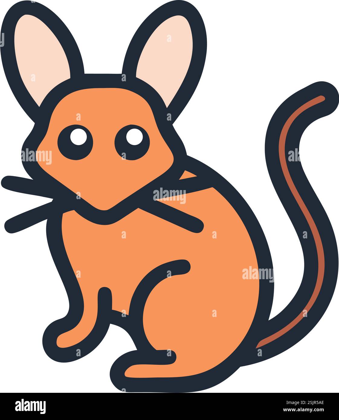 Desert wildlife desert mouse icon illustration Stock Vector Image & Art ...